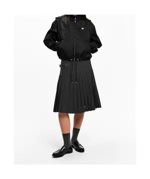 Prada Lightweight Cropped Zip-up Jacket