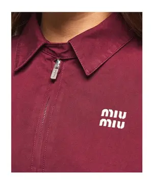 Miu Miu Collared Sleeveless Vest