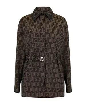 Fendi Casual Versatile Jacket - Black