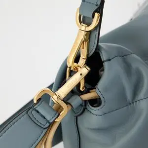 Fendi Casual Leather Shoulder Bag - Gray