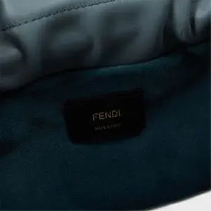 Fendi Casual Leather Shoulder Bag - Gray