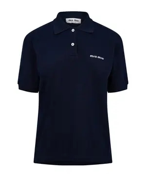 Miu Miu Short-sleeve Polo Shirt