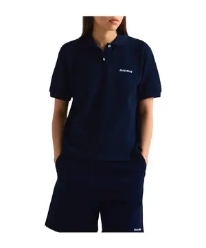 Miu Miu Short-sleeve Polo Shirt