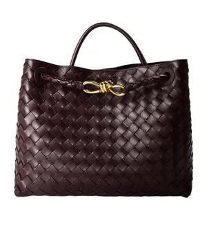 Bottega Veneta Woven Leather Tote Bag - Black