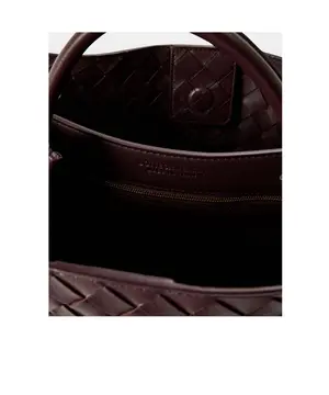 Bottega Veneta Woven Leather Tote Bag - Black