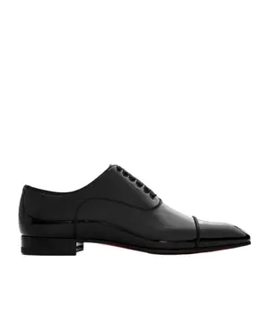 CHRISTIAN LOUBOUTIN Lace-up Business Formal Shoes - Black