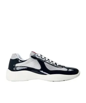 Prada Americas Cup Leather Trainers - White