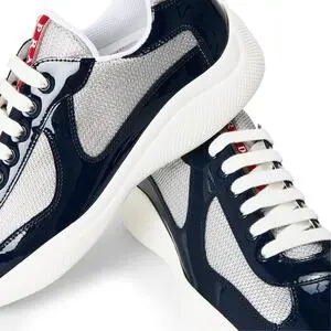 Prada Americas Cup Leather Trainers - White