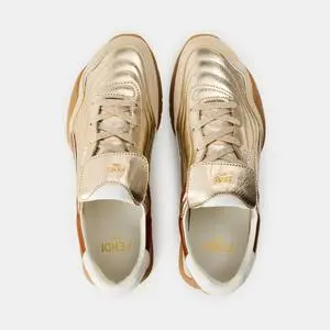 Fendi Low Top Sneakers - Nude