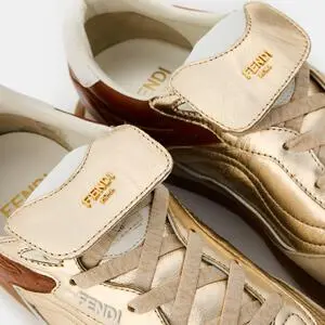 Fendi Low Top Sneakers - Nude