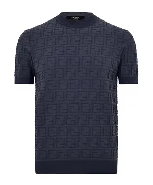 Fendi Short-sleeve Knit Top