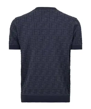 Fendi Short-sleeve Knit Top