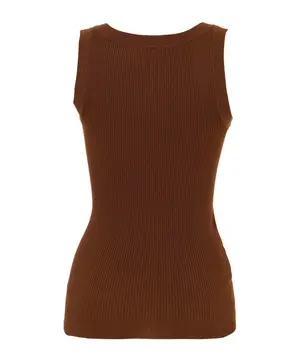 Miu Miu Ribbed Knit Vest