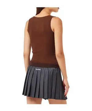 Miu Miu Ribbed Knit Vest