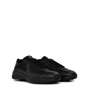 Prada America's Cup Lace-up Sneakers - Nero