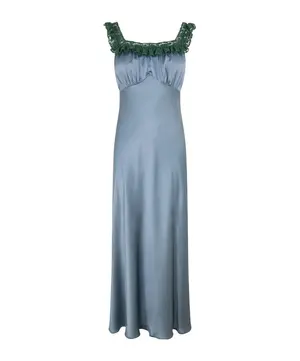 Chloé Satin Slip Midi Dress