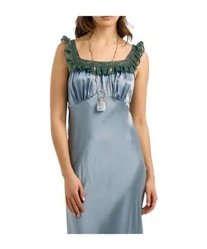 Chloé Satin Slip Midi Dress