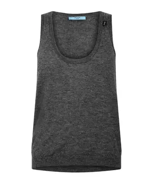 Prada Knitted Tank Vest - Black
