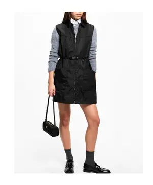 Prada Sleeveless Shirt Mini Dress
