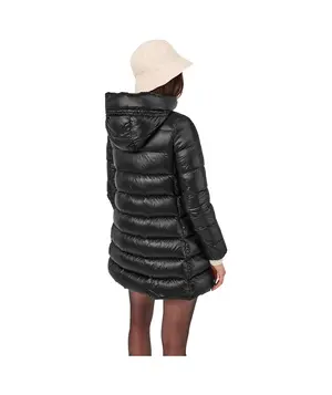 Moncler Medium To Long Hooded Down Jacket