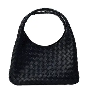 Bottega Veneta Woven Leather Bag With Top Handle