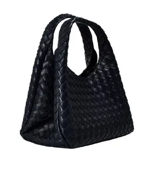Bottega Veneta Woven Leather Bag With Top Handle