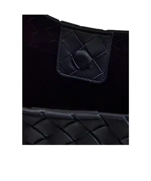 Bottega Veneta Woven Leather Bag With Top Handle