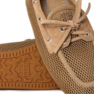 Miu Miu Lace-up Front Mesh Flats