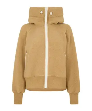 Canada Goose Fleece Sherpa Zip-up Hooded Jacket - No