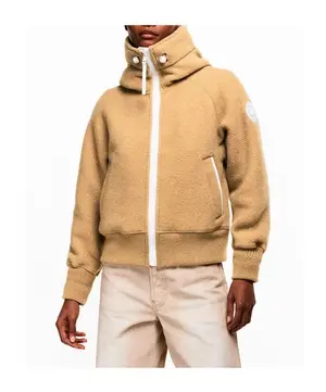Canada Goose Fleece Sherpa Zip-up Hooded Jacket