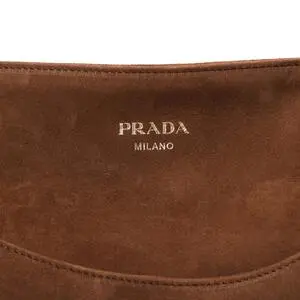 Prada Suede Shoulder Bag