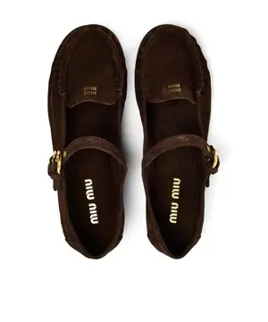 Miu Miu Logo Ballet Shoes