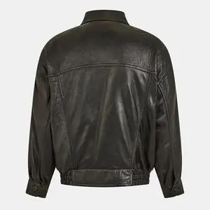 Saint Laurent Leather Bomber Jacket