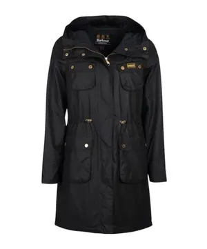 Alexander McQueen Monza Wax Jacket - Black