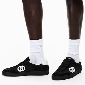Gucci Logo Sneakers - Black