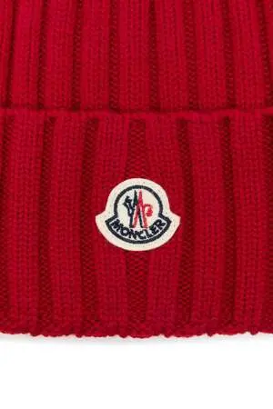 Moncler Ribbed Knit Beanie