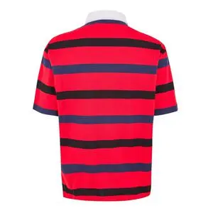 Prada Short Sleeve Polo Shirt - Red