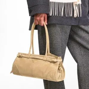 Prada Medium Suede Handbag
