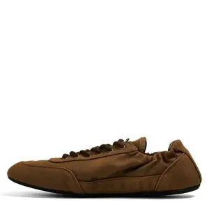 Prada Lightweight Flat Trainers - Brown