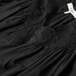 Chloé Lace Blouse - Black