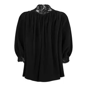 Chloé Lace Blouse - Black