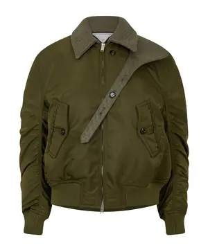 Bottega Veneta Short Puffer Jacket - Green