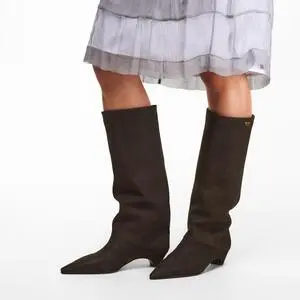 Prada Slouch Boots - Black