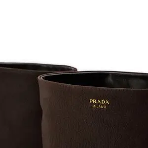 Prada Slouch Boots - Black