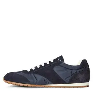 Prada Lace-up Suede And Nylon Sneakers