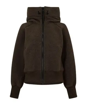 Canada Goose Zip-up Fleece Hooded Jacket