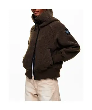 Canada Goose Zip-up Fleece Hooded Jacket