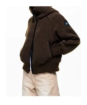 Canada Goose Zip-up Fleece Hooded Jacket - No
