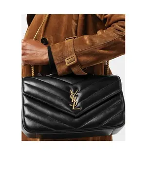 Saint Laurent Quilted Leather Shoulder Bag