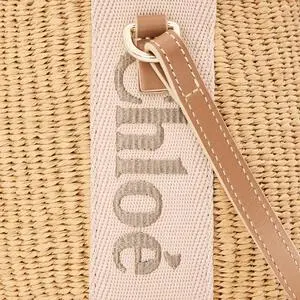 Chloé Woody Basket Bag - Nude